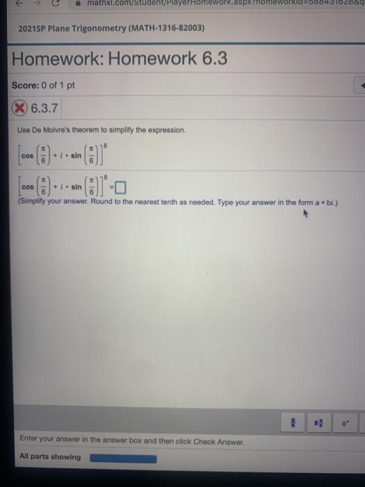 Solved mathxl.com/Student/Player Homework.aspx?homeworked | Chegg.com