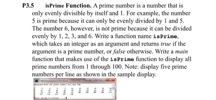Solved P35 Isprime Function A Prime Number Is A Number 2847