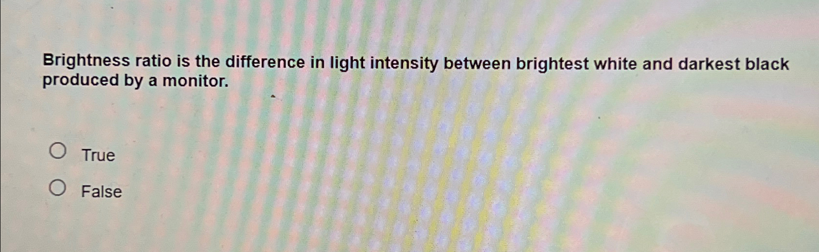 Solved Brightness ratio is the difference in light intensity | Chegg.com