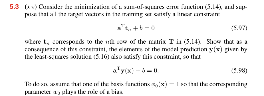 Solved 5.3 (***) ﻿Consider the minimization of ﻿a | Chegg.com