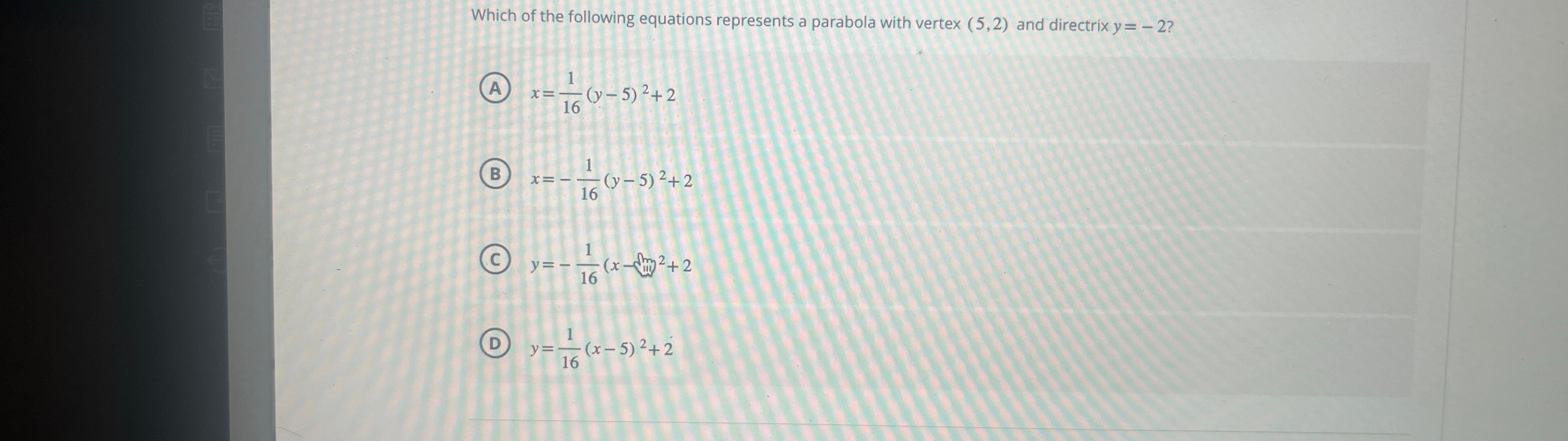 Solved Which of the following equations represents a | Chegg.com