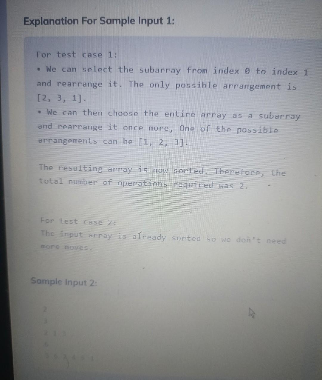 Solved Constraints: 1≤T≤101≤N≤10∧51≤A[i]≤N It is guaranteed | Chegg.com