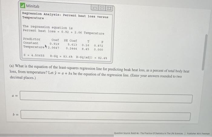 Solved The toco toucan, Ramphastos toco, is the largest | Chegg.com