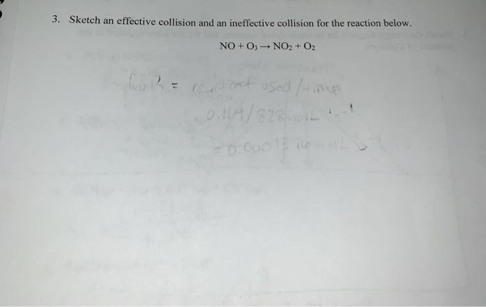 Solved 3. Sketch an effective collision and an ineffective | Chegg.com