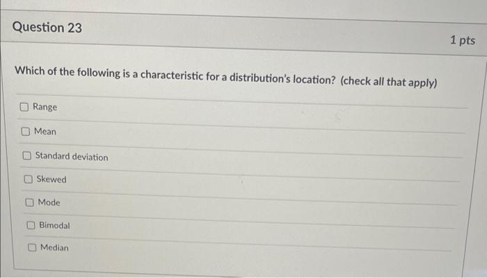 Solved 1 pts Which of the following is an example of a | Chegg.com
