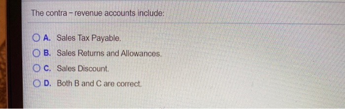 Solved The normal balance of the Sales Returns and | Chegg.com