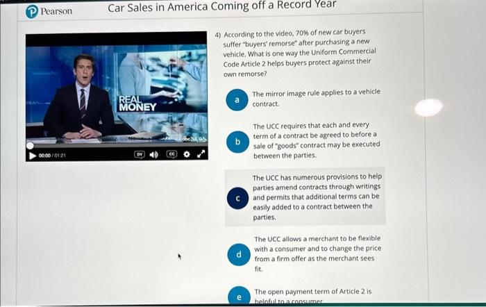 Solved Car Sales in America Coming off a Record Year 3) | Chegg.com