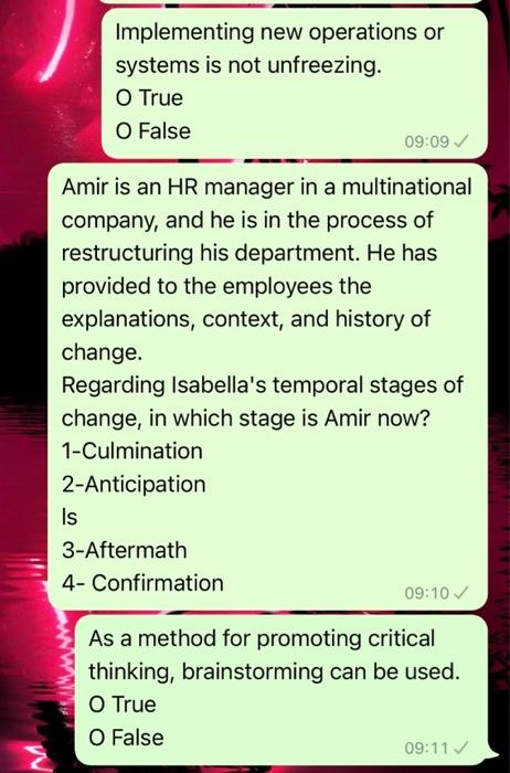 Solved Implementing new operations or systems is not | Chegg.com
