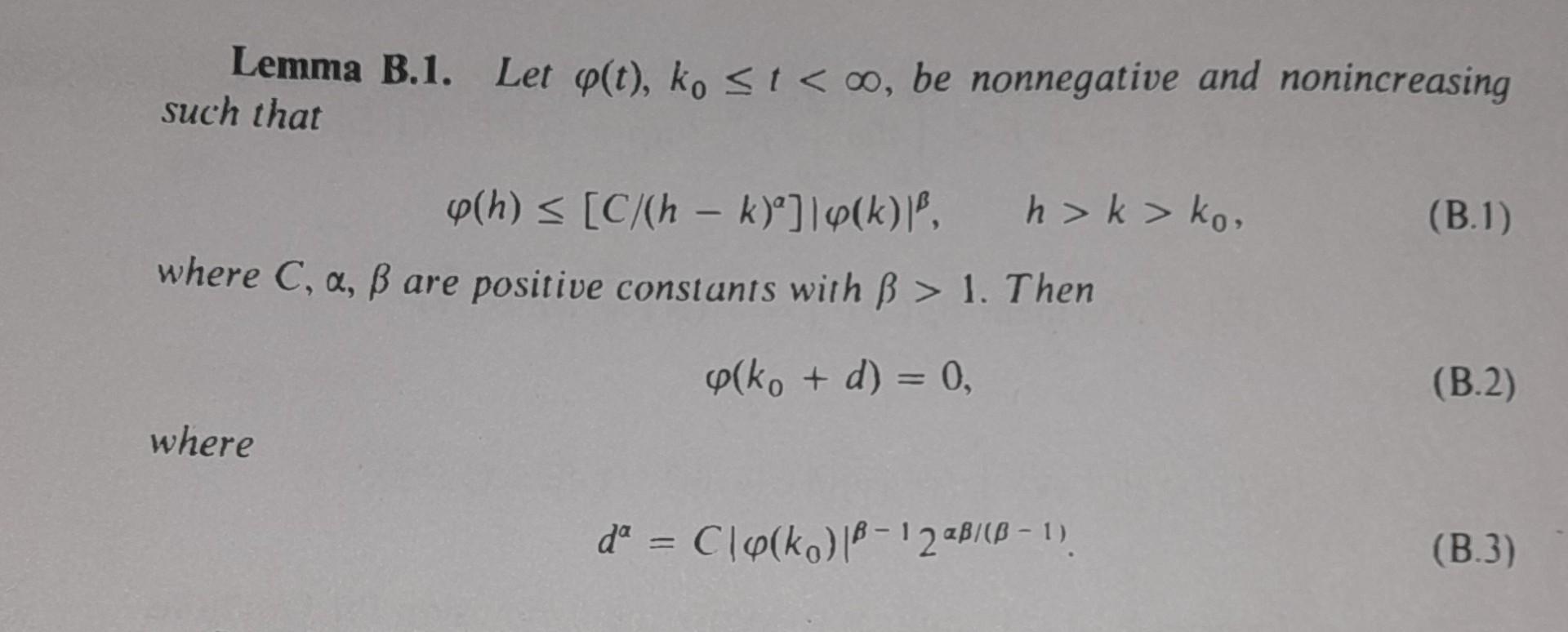 Solved proof of lemma B.1 is required with steps this is | Chegg.com