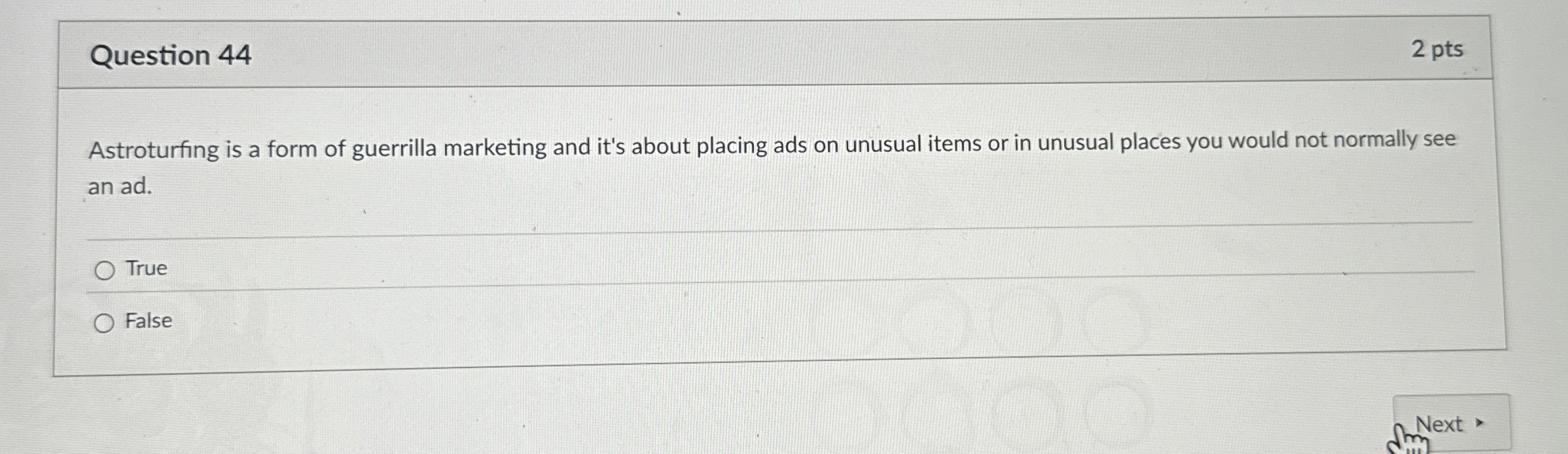 Solved Question 442 ﻿ptsAstroturfing is a form of guerrilla | Chegg.com