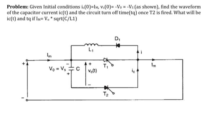 Solved Problem: Given Initial conditions | Chegg.com