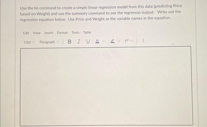 Solved I will post the bicyleworld.csv file along with the | Chegg.com