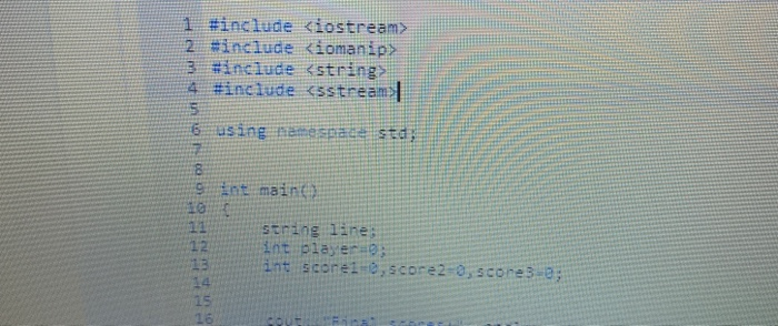 Solved Language c++.I have to use getline method and | Chegg.com