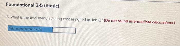 Solved The Foundational 15 (Static) [LO2-1, LO2-2, LO2-3, | Chegg.com