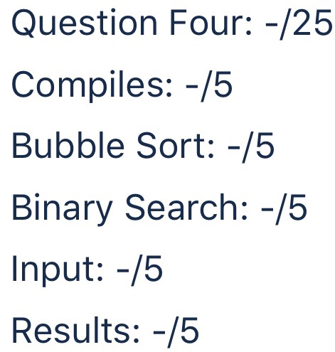 Solved Write a Java program that implements Bubble Sort and | Chegg.com