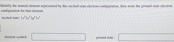 Solved Identify the neutral element represented by this | Chegg.com