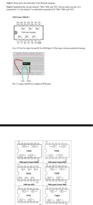 Solved Objective: Designing logic circuits for practical | Chegg.com
