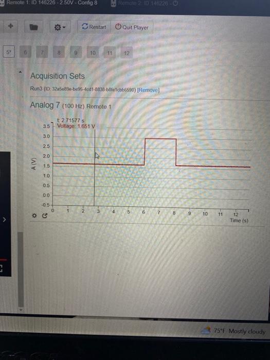 the iolab device is 3.3 but when i read it on the | Chegg.com