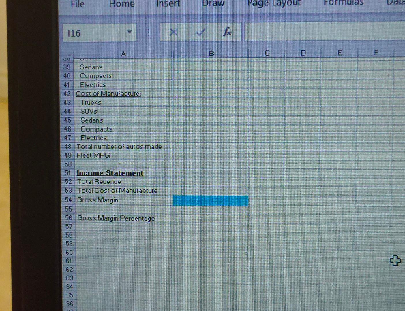 File Home Insert Draw Page Layout Formulas Data Rev | Chegg.com