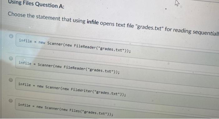 Solved Graphical User Interface (GUI) Question D: Choose the | Chegg.com