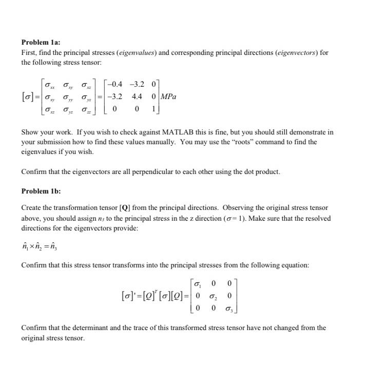 Solved Please answer 1b. ﻿Thanks. | Chegg.com