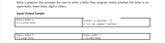 Solved Write a program that prompts the user to enter a | Chegg.com