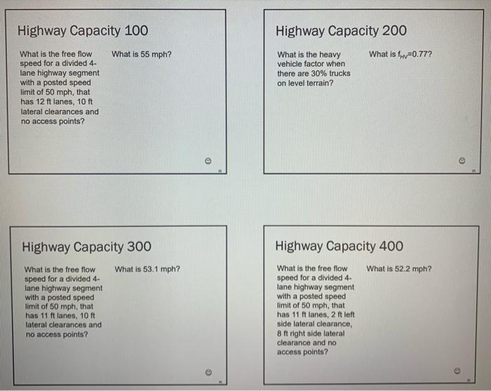 Solved Highway Capacity 100 Highway Capacity 200 What is the | Chegg.com