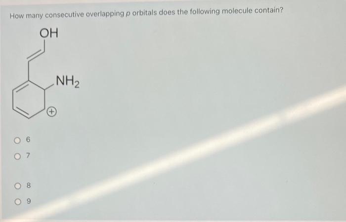 Solved How many consecutive overlapping ρ orbitals does the | Chegg.com