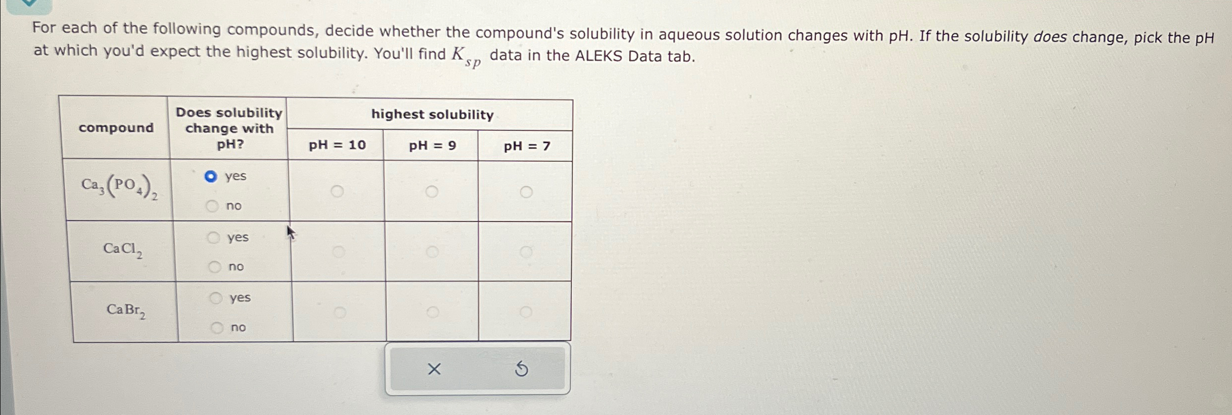 Solved For each of the following compounds, decide whether | Chegg.com