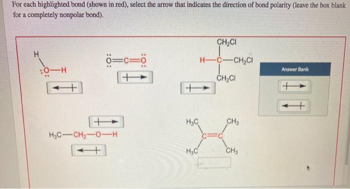 Solved For each highlighted bond (shown in red), select the | Chegg.com Solved For each highlighted bond (shown in red), select the | Chegg.com