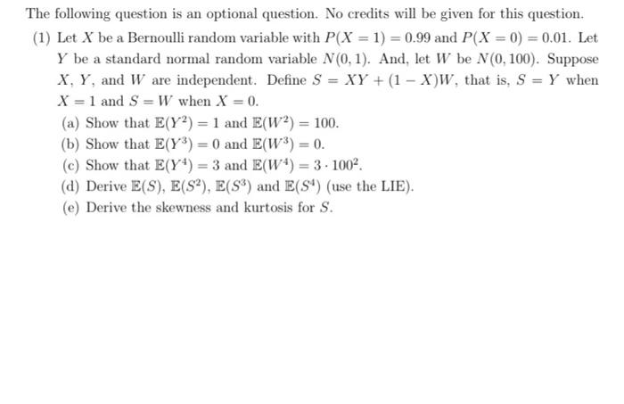 Solved The following question is an optional question. No | Chegg.com