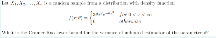Solved Let x1,x2,dots,xn ﻿is a random sample from a | Chegg.com