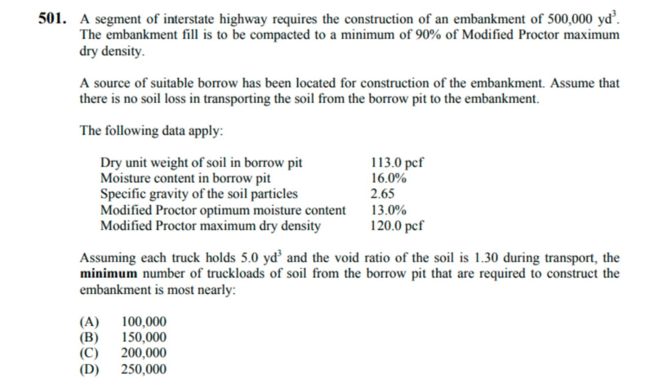 Solved A segment of interstate highway requires the | Chegg.com
