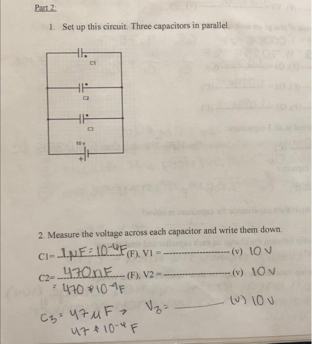 Solved 11. Using total-energy, calculate total charge stored | Chegg.com
