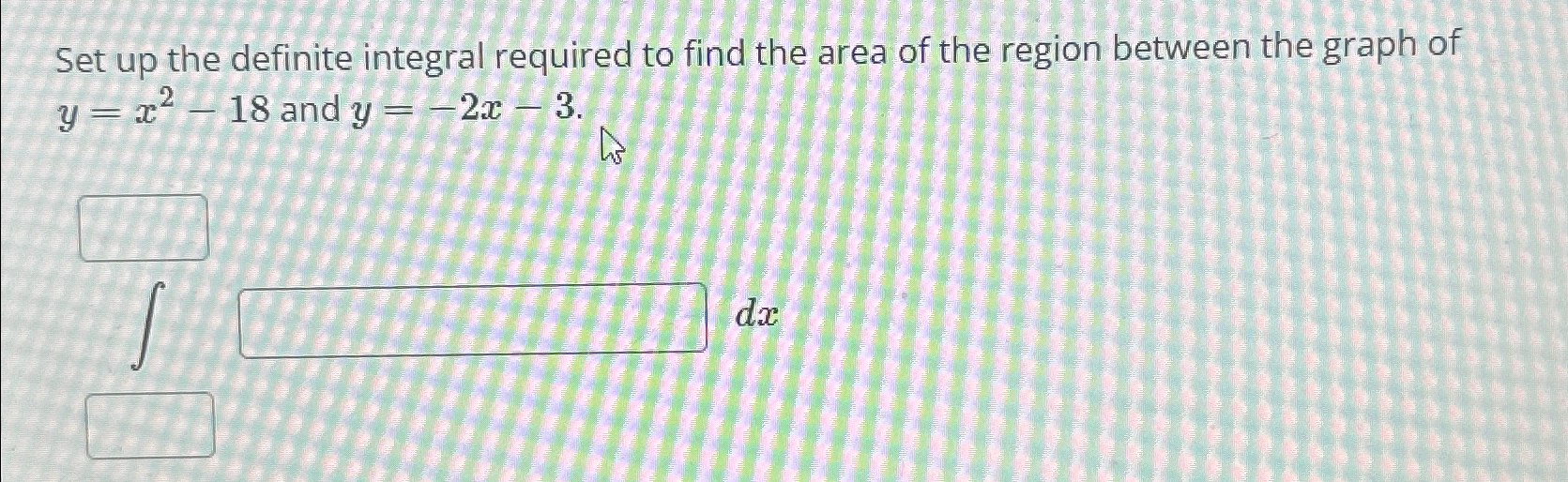 Solved Set up the definite integral required to find the | Chegg.com
