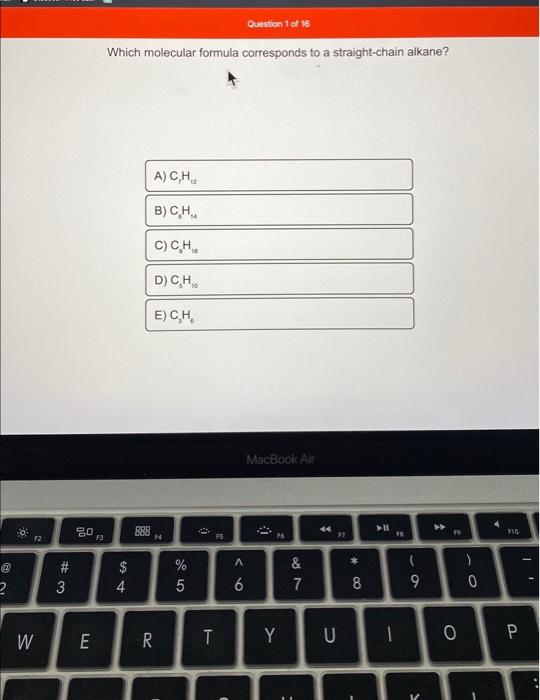 Solved Which molecular formula corresponds to a | Chegg.com