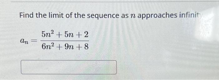 Solved For the sequence an=2+(−1)n : the first term is the | Chegg.com
