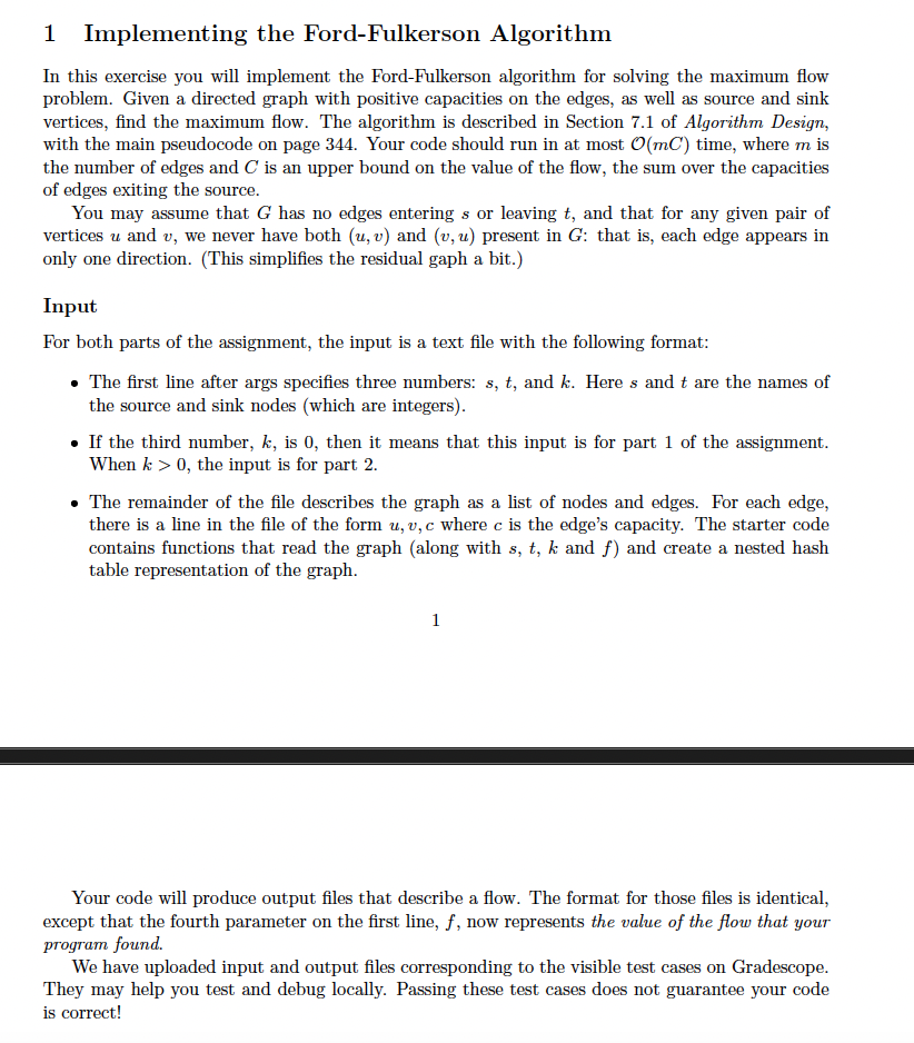 Solved PLEASE SOLVE QUESTION 2 - ﻿ADDING NODE CAPACITIES1 | Chegg.com