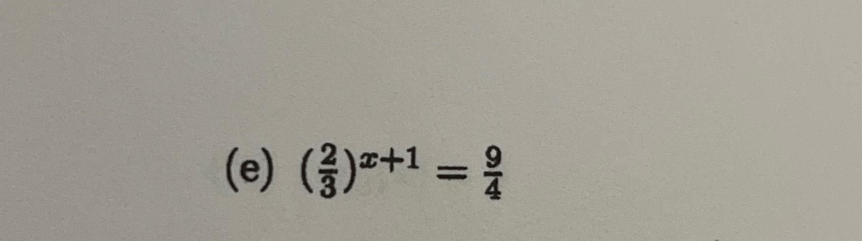 Solved (23)x+1=94 | Chegg.com