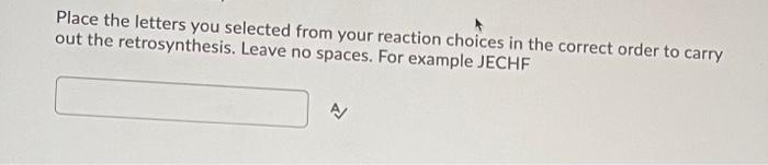 Solved Retro Synthesis Propose a synthetic scheme for the | Chegg.com