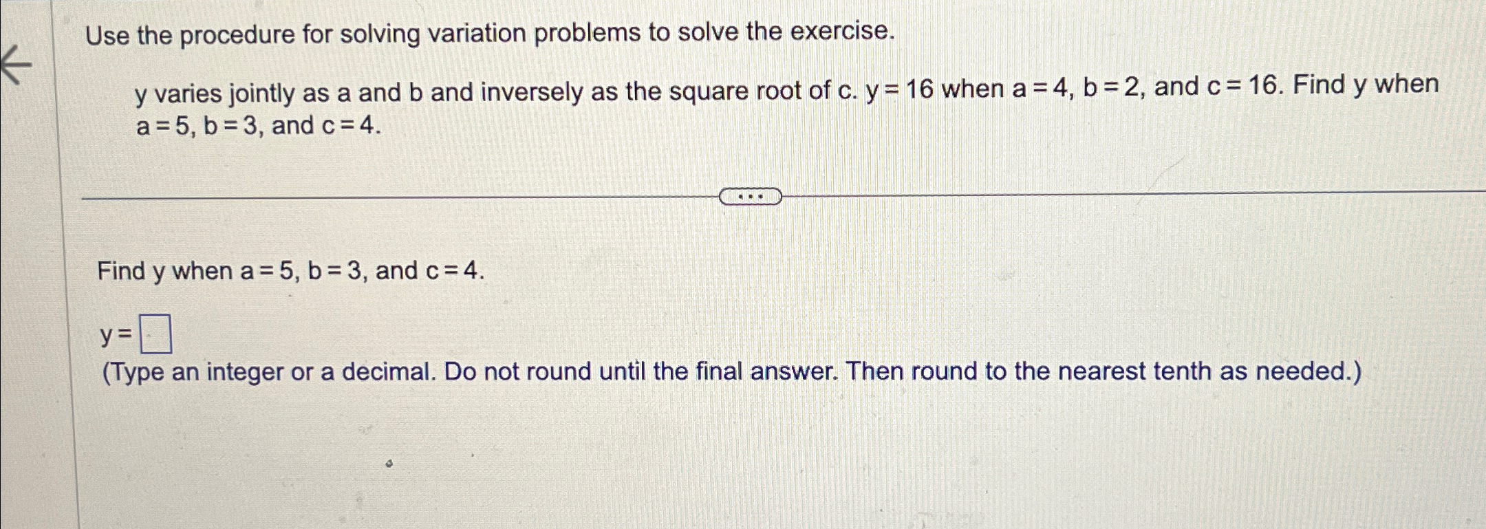 Solved Use the procedure for solving variation problems to | Chegg.com
