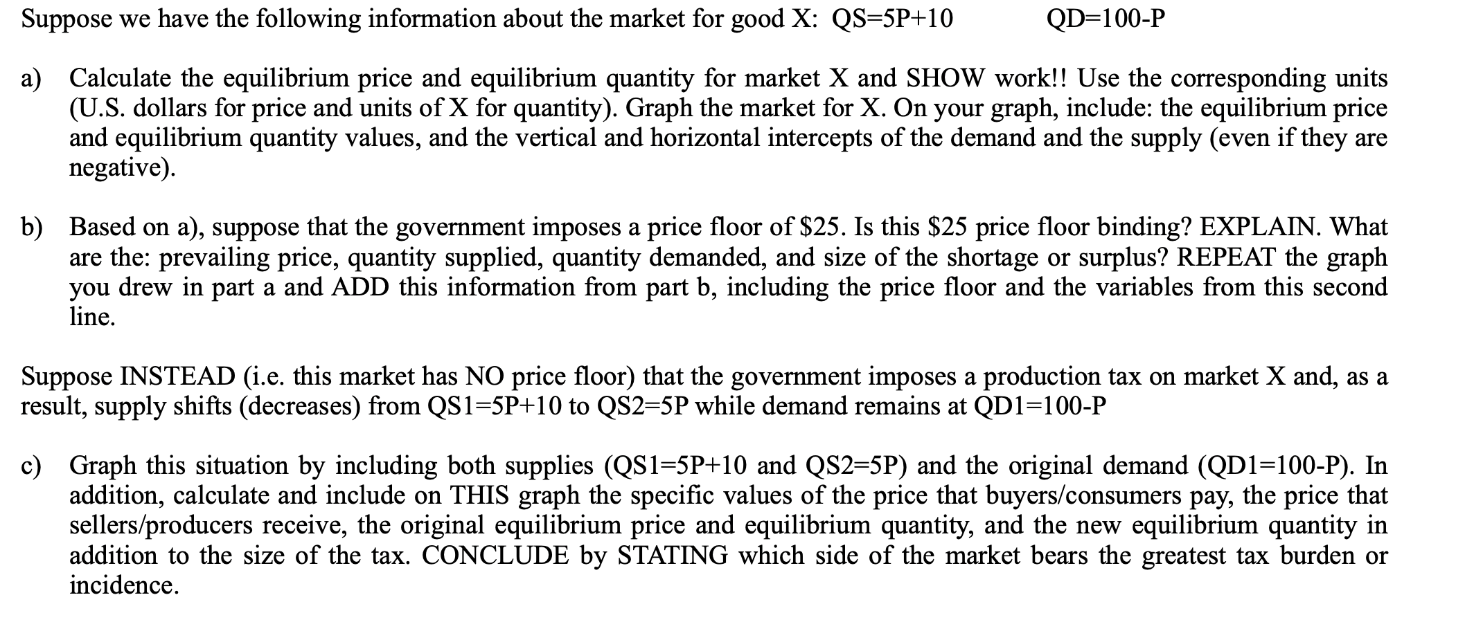 Solved Suppose we have the following information about the | Chegg.com