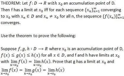 Solved Let f:D rightarrow R with x0 an accumulation point of | Chegg.com