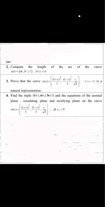 Solved puse the curve 3. Prove that the curve d a excis | Chegg.com
