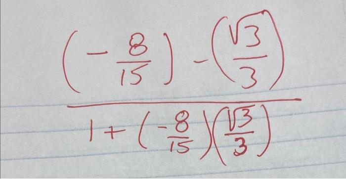 Solved 1+(−158)(33)(−158)−(33) | Chegg.com