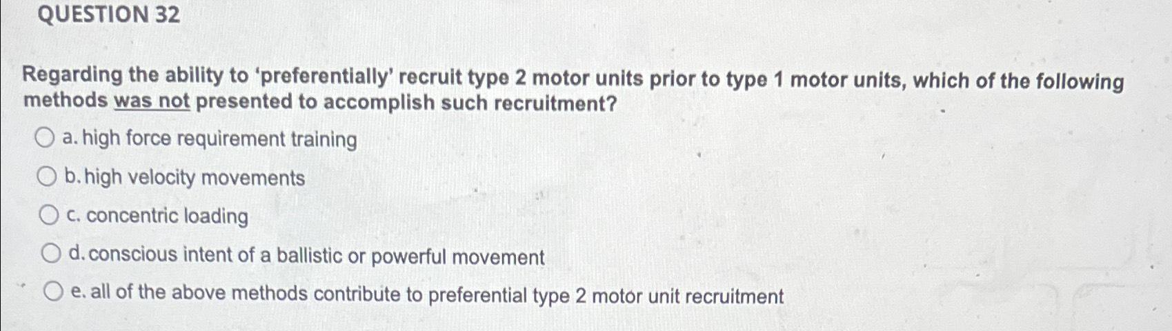 Solved QUESTION 32Regarding the ability to 'preferentially' | Chegg.com