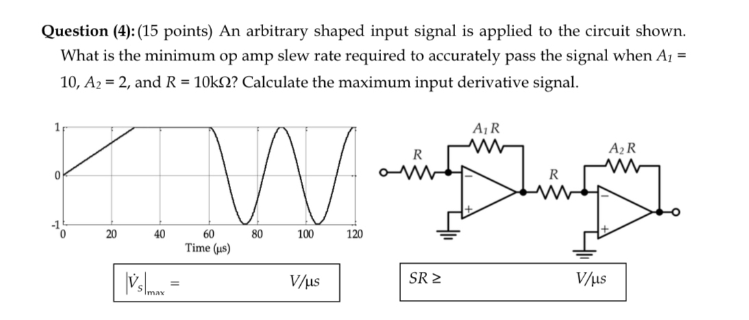 Solved Question (4):(15 ﻿points) ﻿An arbitrary shaped input | Chegg.com