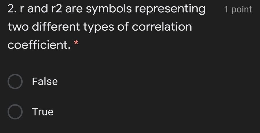 Solved 1 point 2. r and r2 are symbols representing two | Chegg.com