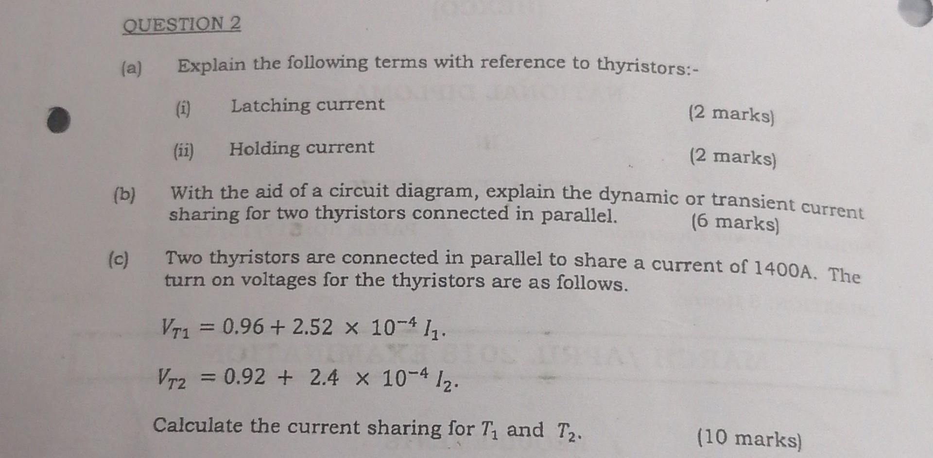 Solved (a) Explain the following terms with reference to | Chegg.com