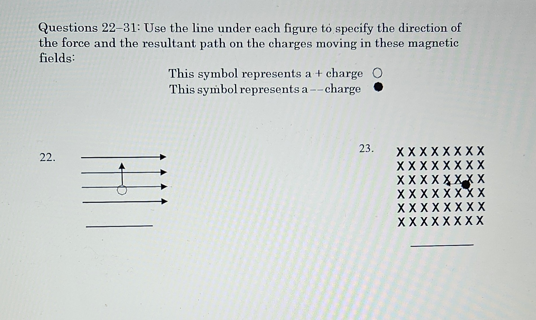 Solved Questions 22-31: Use the line under each figure to | Chegg.com